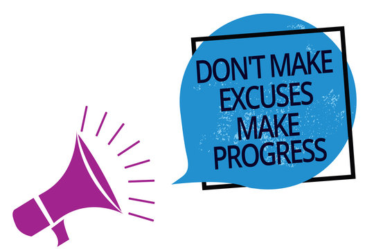 Making Excuses Clipart
