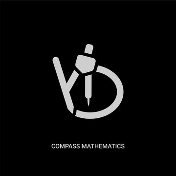 Flat Math Compass