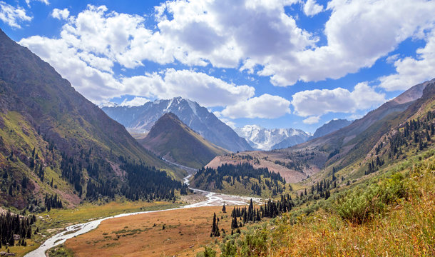 Tian Shan Mountain Range