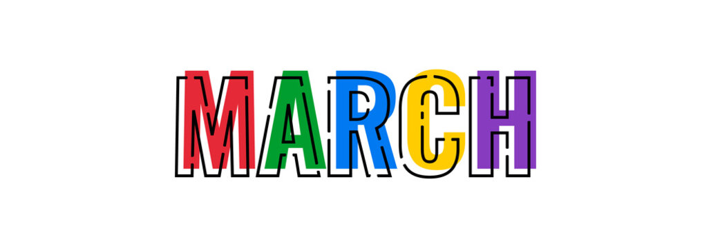March Word Art