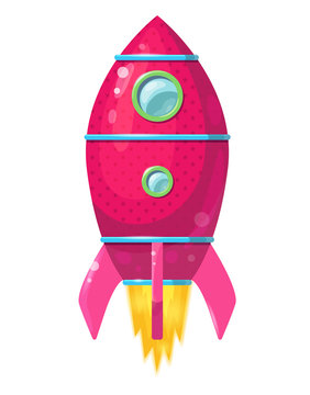 Pink Rocket Ship Images – Browse 9,124 Stock Photos, Vectors, and Video ...