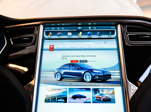 Tesla Screen Images – Browse 837 Stock Photos, Vectors, and Video ...
