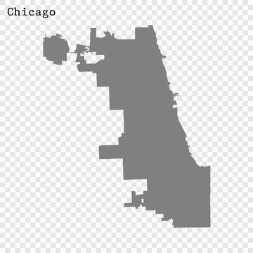 Blank Map Of Chicago