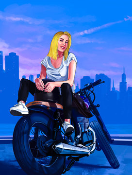 Motogirl Images – Browse 188 Stock Photos, Vectors, and Video | Adobe Stock