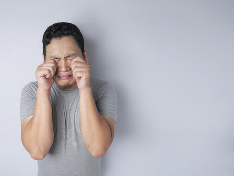 funny face while crying