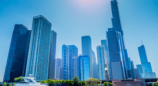 Chicago Skyline Day Bilder – Durchsuchen 14,364 Archivfotos ...
