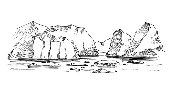 Glacier Drawing