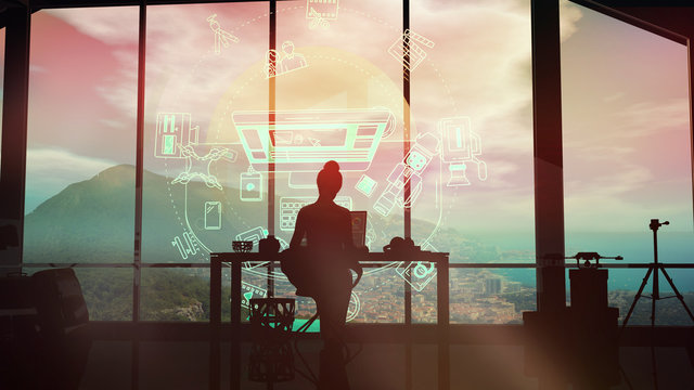 Virtual Office Icons Images – Browse 1,100 Stock Photos, Vectors, and ...