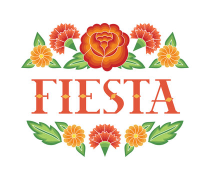 Fiesta Flower Clip Art
