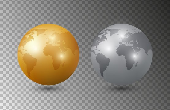 3d World Map Png Transparent Background