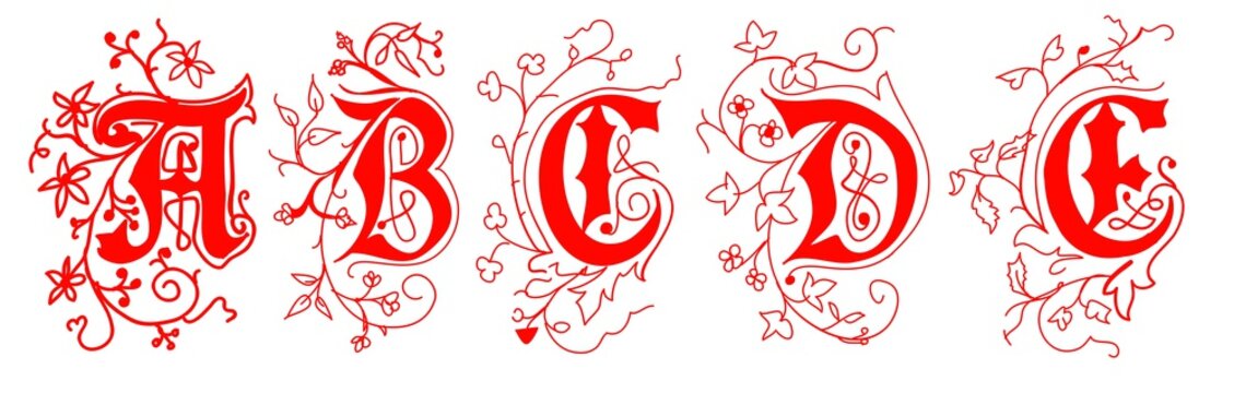 Medieval Illuminated Letters Images – Browse 5,916 Stock Photos ...