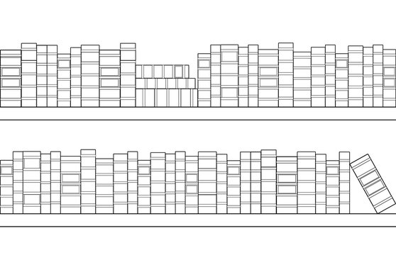 Bookshelf Outline Images – Browse 13,706 Stock Photos, Vectors, and ...