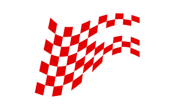 Red And White Checkered Banner