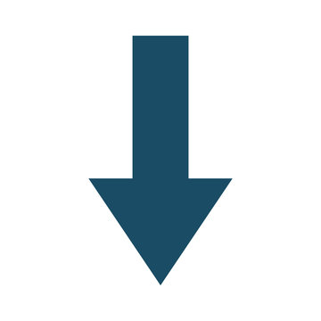 Blue Arrows Pointing Down