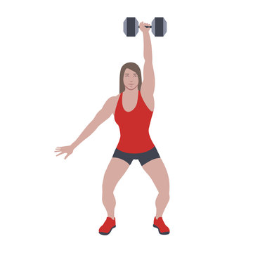 Single Arm Dumbbell Snatch