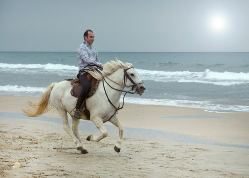 Man Riding White Horse Images – Browse 19,425 Stock Photos, Vectors ...