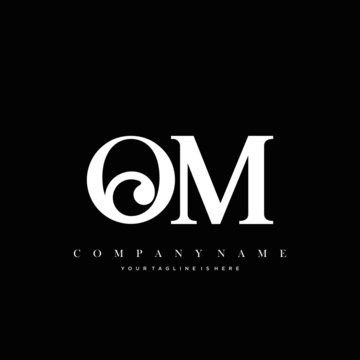 "Om Letter Logo" Images – Browse 79 Stock Photos, Vectors, and Video ...