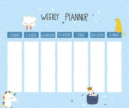 Blank Weekly Calendar Images – Browse 8,840 Stock Photos, Vectors, and ...