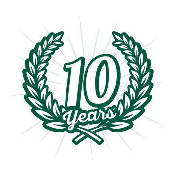 10 Years Logo