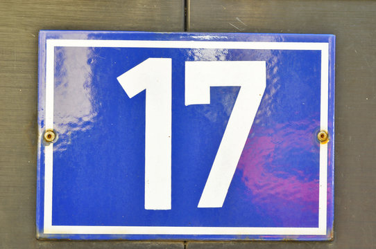 Blue Number 17