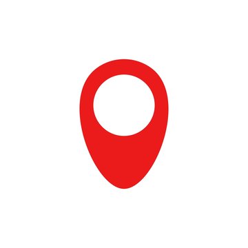 Red Map Pin Icon