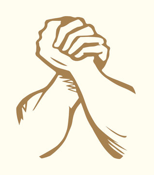 Brotherhood Symbol Hands