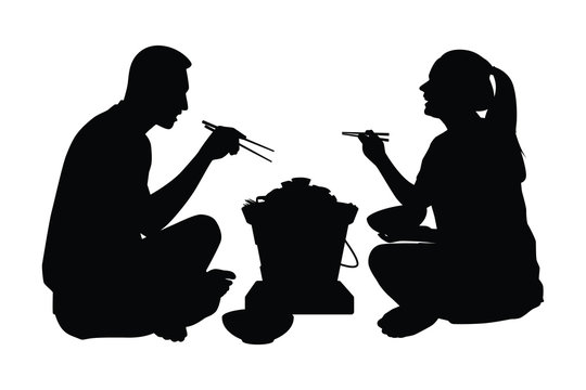 2,195 BEST Vector Silhouette Person Eat IMAGES, STOCK PHOTOS & VECTORS ...