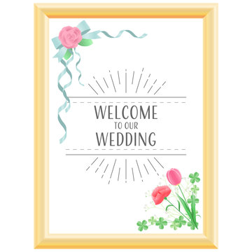 welcome board background