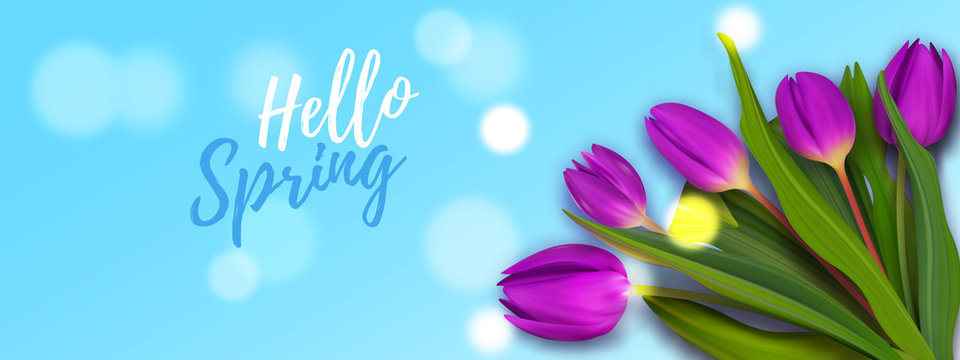 Hello Spring Facebook Cover
