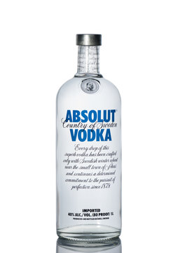 Absolut Vodka Bottle Vector