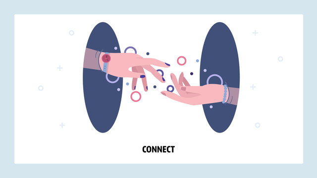 Two People Connect Cartoon Images – Browse 817 Stock Photos, Vectors ...