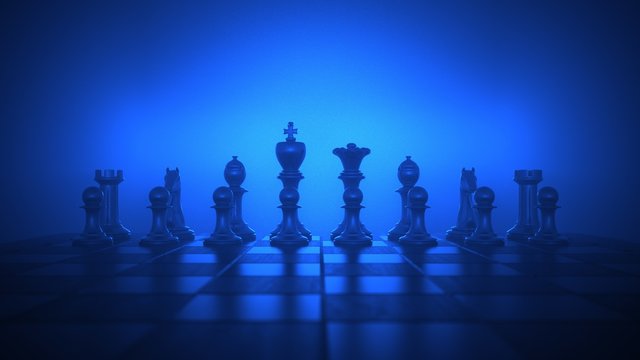 Blue Checkmate Art & Collectibles Digital Drawing & Illustration etna ...