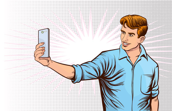 Pop Art Selfie Images – Browse 1,983 Stock Photos, Vectors, and Video ...