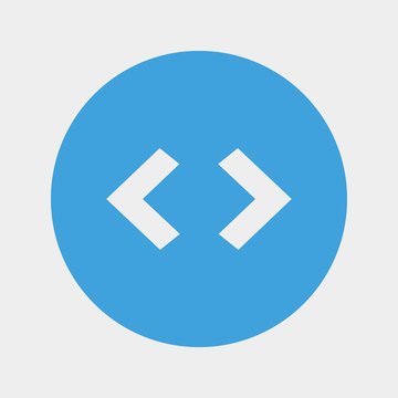 Blue In Less Than Symbol