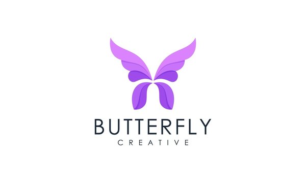 Purple Butterfly Logo Images – Browse 3,531 Stock Photos, Vectors, and ...