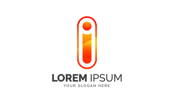 Letter I Logo Design