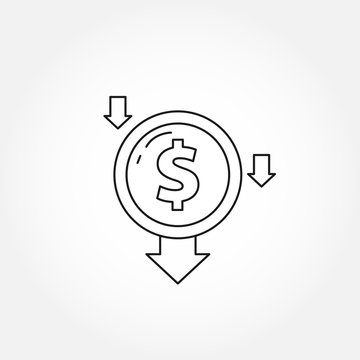 Reduce Cost Line Icon Images – Browse 1,945 Stock Photos, Vectors, and ...