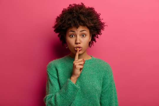 Young Black Woman Shh Images – Browse 2,381 Stock Photos, Vectors, and ...