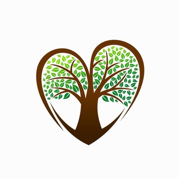 Love Tree Logo Heart Tree Of Life Logo Images – Browse 3,599 Stock
