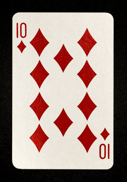 10 Of Diamonds Card