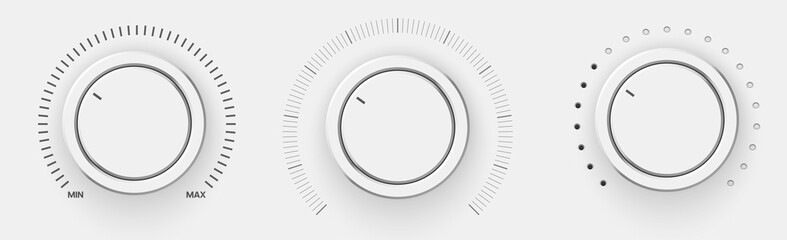 Conjunto de botones informáticos y técnica analógica coloreados ...