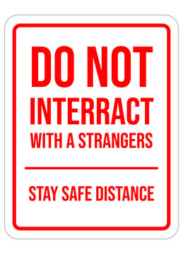 Stranger Danger Sign