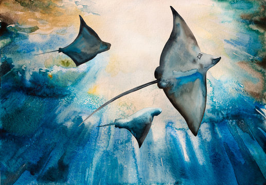 Stingray Painting