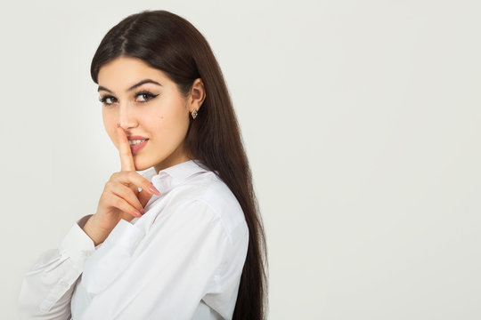Young White Woman Shh Images – Browse 7,661 Stock Photos, Vectors, and ...
