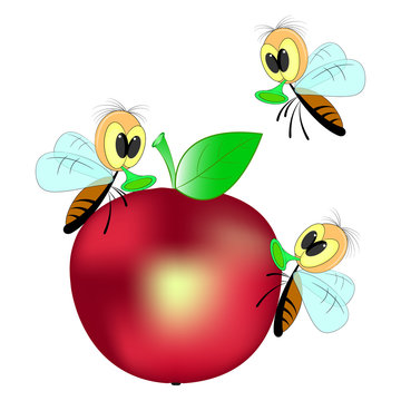 Flies On Food Clipart