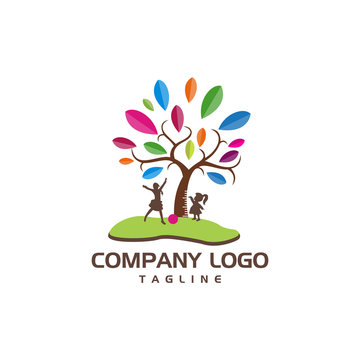 Kids Tree Logo Images – Browse 10,333 Stock Photos, Vectors, and Video ...