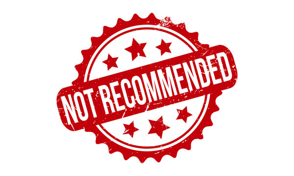 Imágenes de "Not Recommended": descubre bancos de fotos, ilustraciones ...