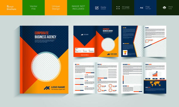 Indesign Brochure Template Images – Browse 99 Stock Photos, Vectors ...