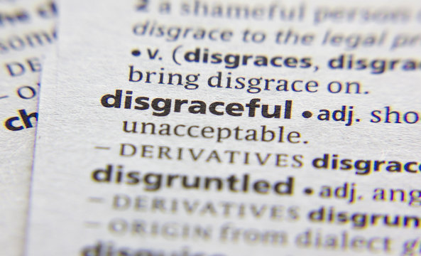 Disgraceful Bilder – Durchsuchen 3,505 Archivfotos, Vektorgrafiken und ...