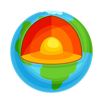 Layers Of The Earth Clip Art